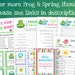 What's Your Frog Name, Frog Game for Kids Printable, Frog Name ...