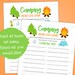 Camping Word List Game, Camping Activity for Kids Printable, Camping ...