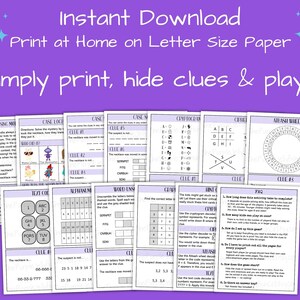 Mother's Day Mystery Game Printable for Kids, Escape Room Game for ...