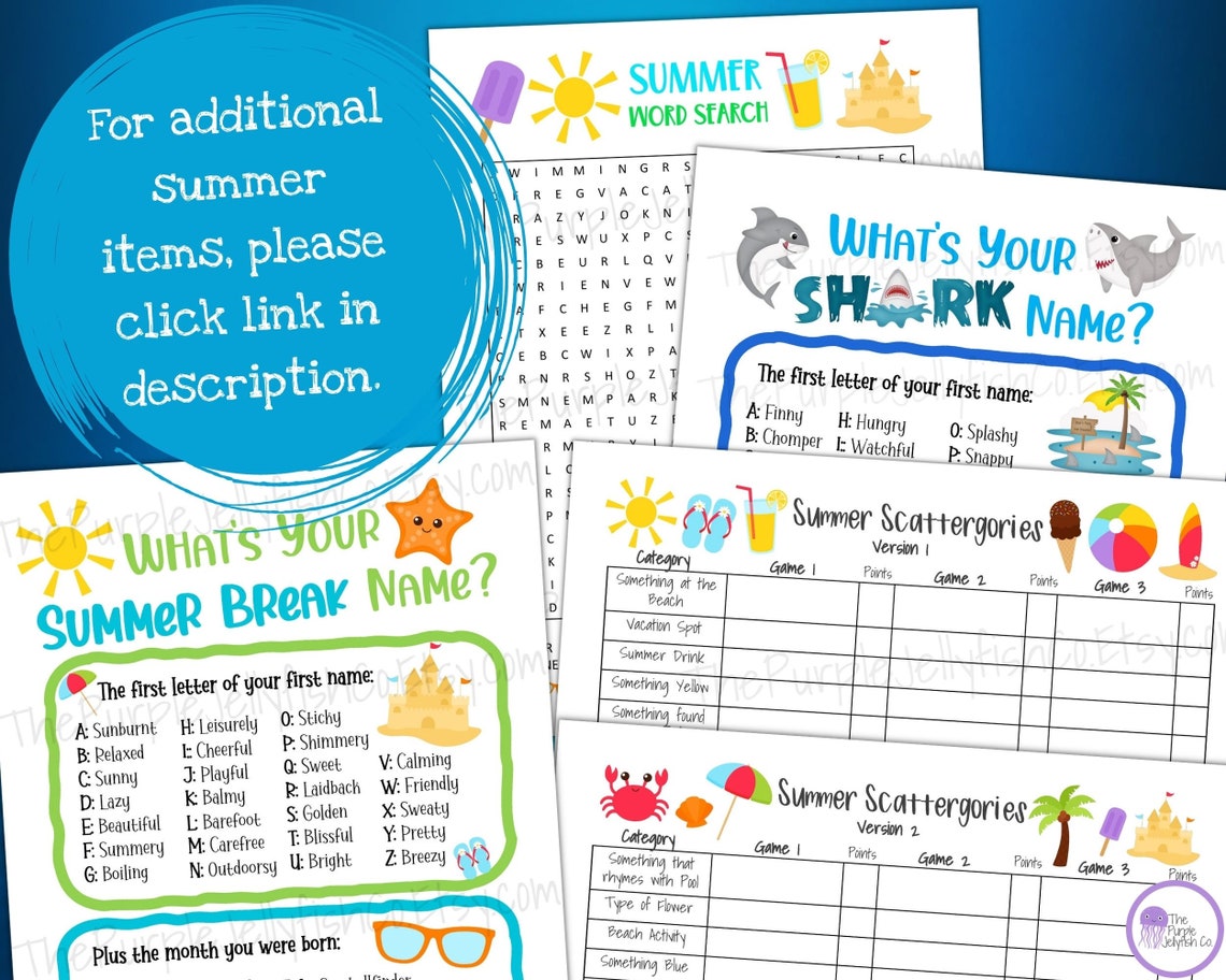 Shark Word Search Printable, Shark Activity for Kids, Word Search ...