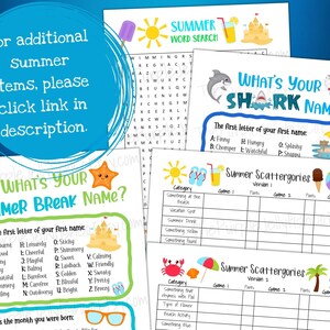 Shark Word Search Printable, Shark Activity for Kids, Word Search ...