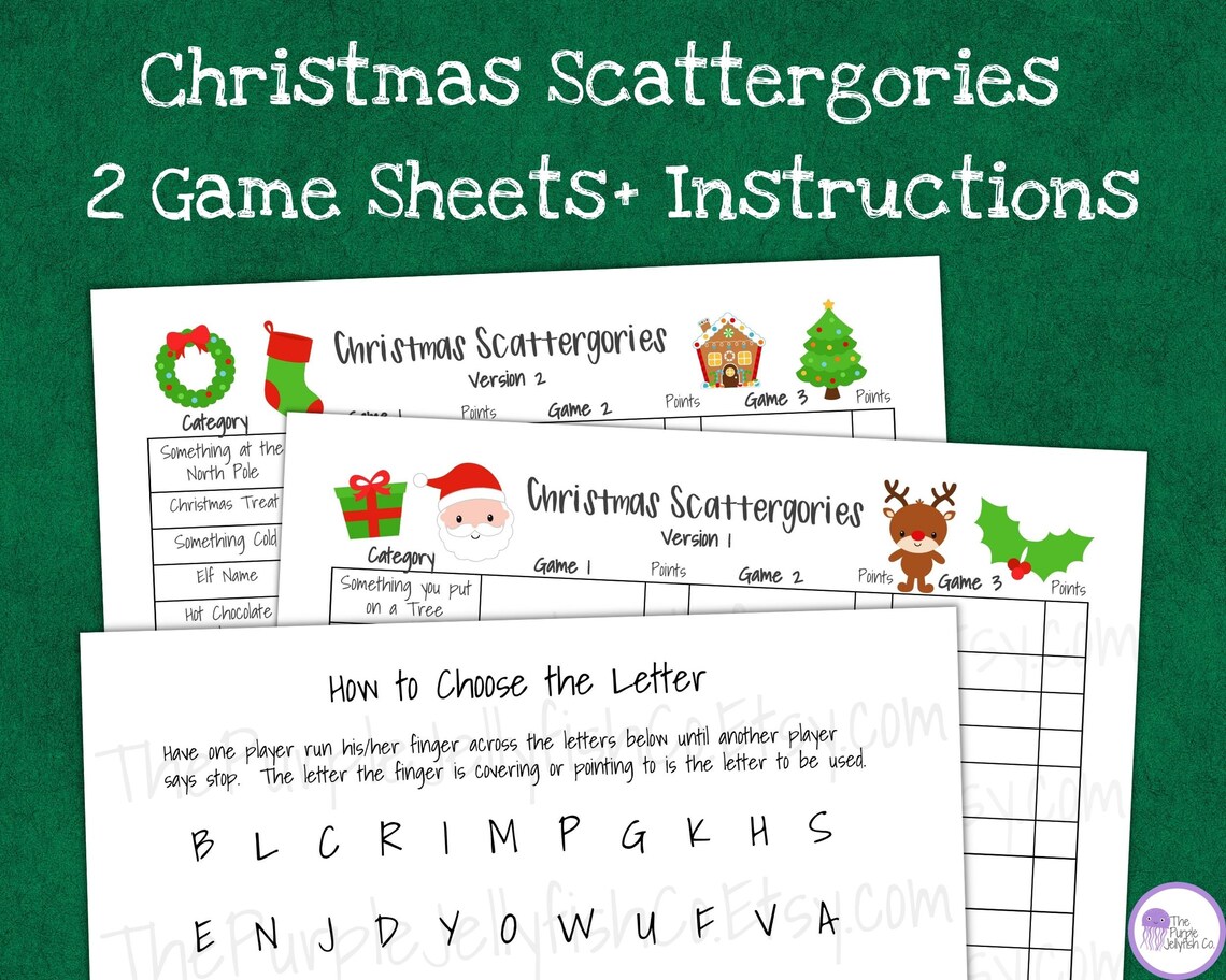 Christmas Game Bundle Printable, Christmas Activities for Kids ...