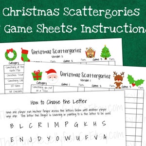 Christmas Game Bundle Printable, Christmas Activities for Kids ...
