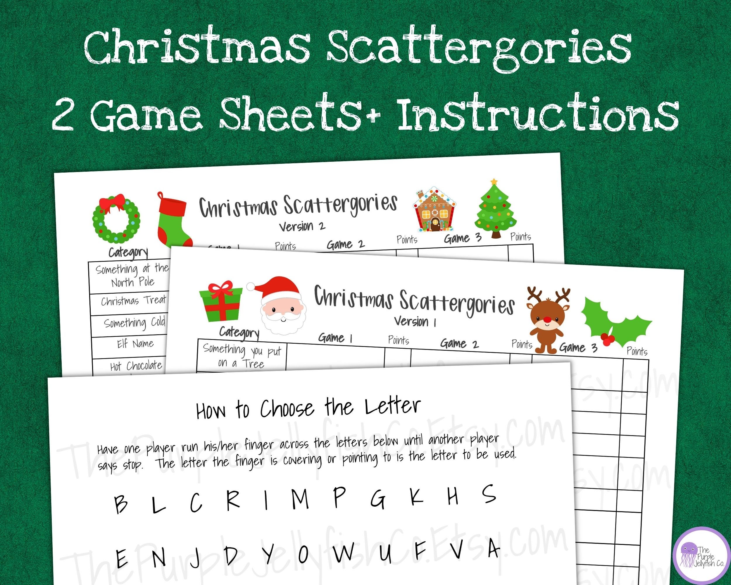 Christmas Game Bundle Printable, Christmas Activities for Kids ...