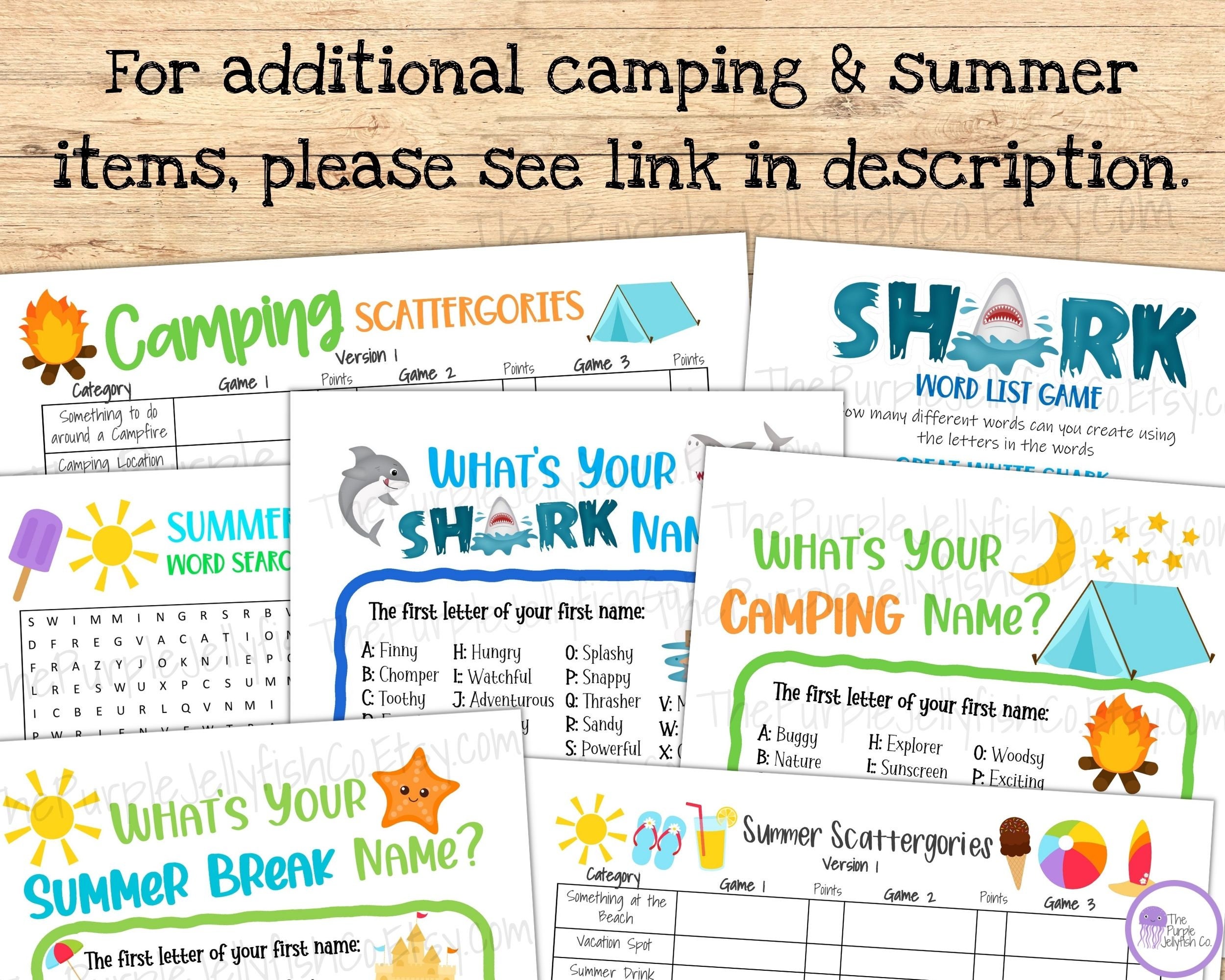 Camping Jokes for Kids, Camping Activity for Kids, Camping Party ...