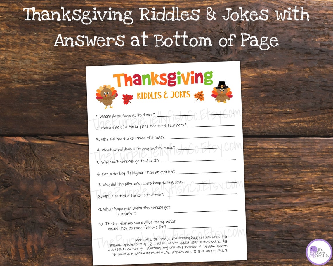 Thanksgiving Game Bundle Thanksgiving Games for Kids & - Etsy