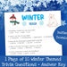 Winter Trivia Game, Printable Winter Games for Kids & Adults, Holiday ...