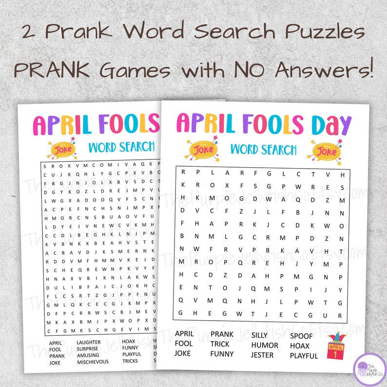 April Fools Games for Kids & Adults, April Fool's Day Party Ideas, Fun ...