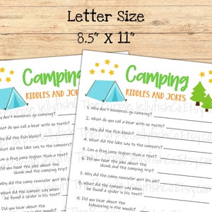 Camping Jokes for Kids, Camping Activity for Kids, Camping Party ...