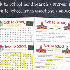 Back to School Game Bundle, First Day of School Activity Printable, Ice ...