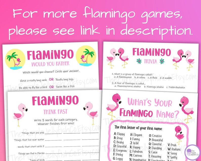 Flamingo Word Search Puzzle Printable Game for Kids & Adults, Flamingo ...