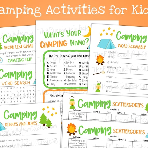 Camping Themed Birthday - Etsy
