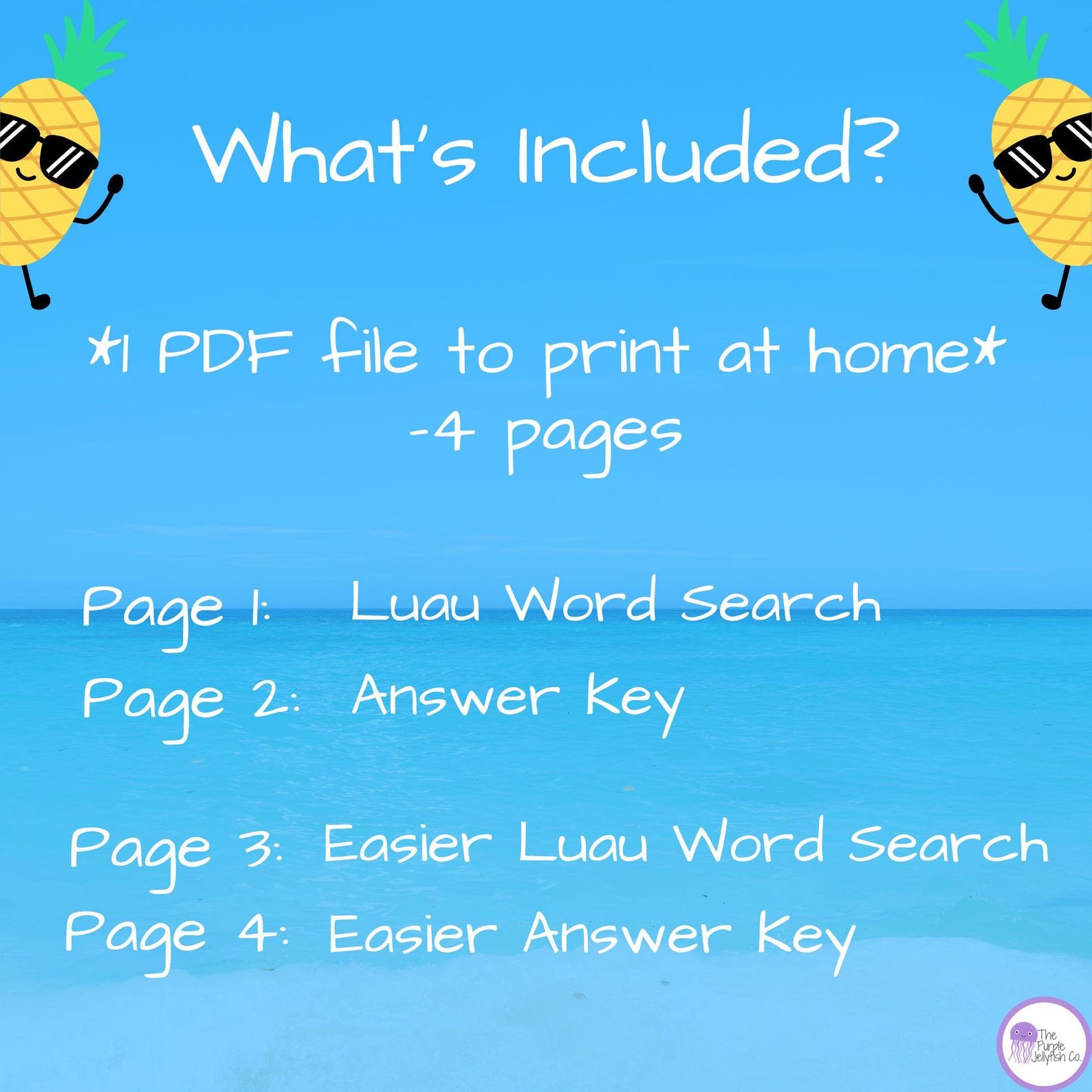 Luau Word Search Puzzles, Hawaiian Games Printable Hawaii Theme ...
