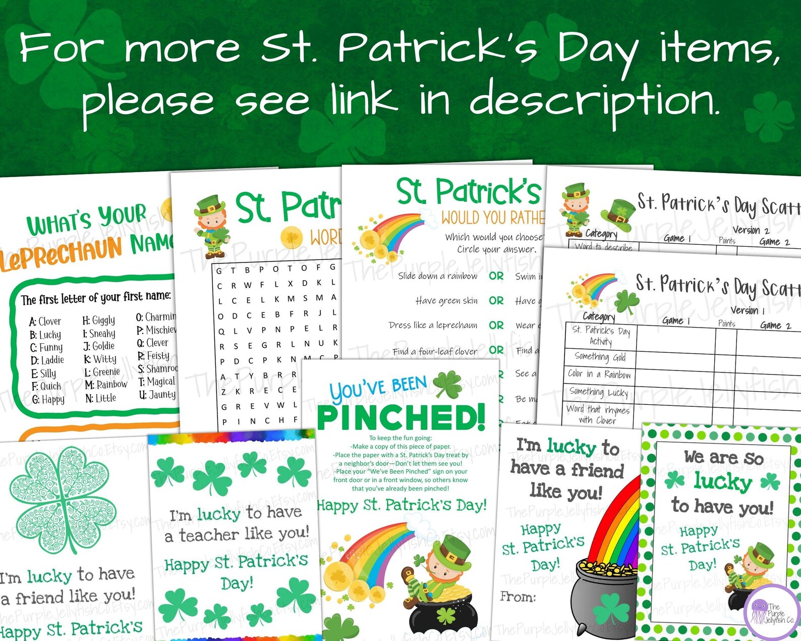 You've Been Pinched St. Patrick's Day Game for Kids Printable, St ...