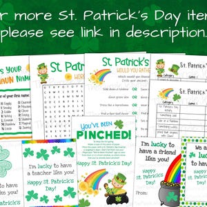 You've Been Pinched St. Patrick's Day Game for Kids Printable, St ...