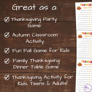 Would You Rather Game Printable Thanksgiving Activity for Kids, This or ...