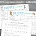Puppy Scattergories Printable, Puppy Party Game, Dog Birthday, Puppy ...