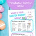 Easter Bunny Name Game, What's Your Bunny Name, Printable Easter Game ...
