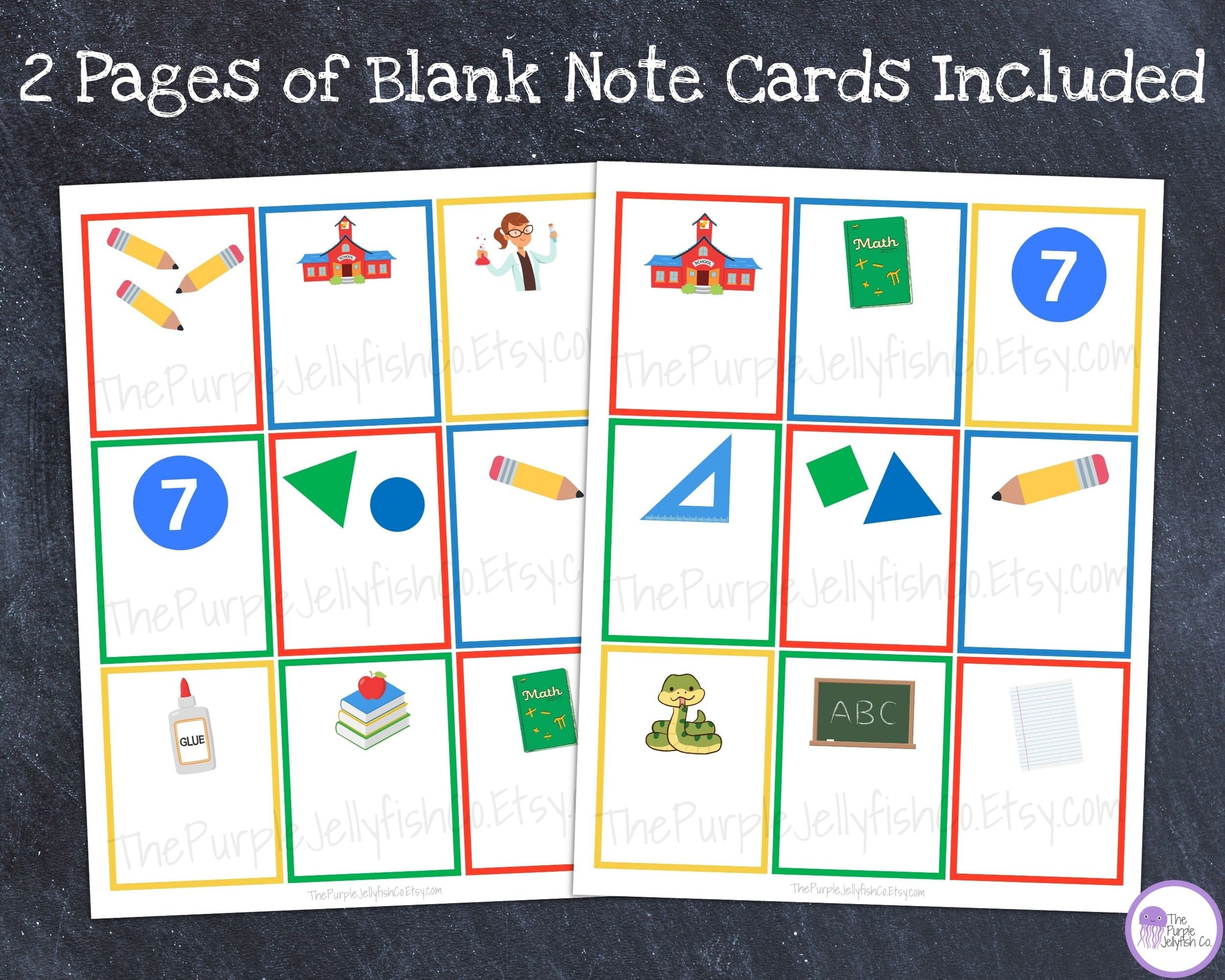 Back to School Lunch Box Notes Printable Lunchbox Jokes for Kids ...