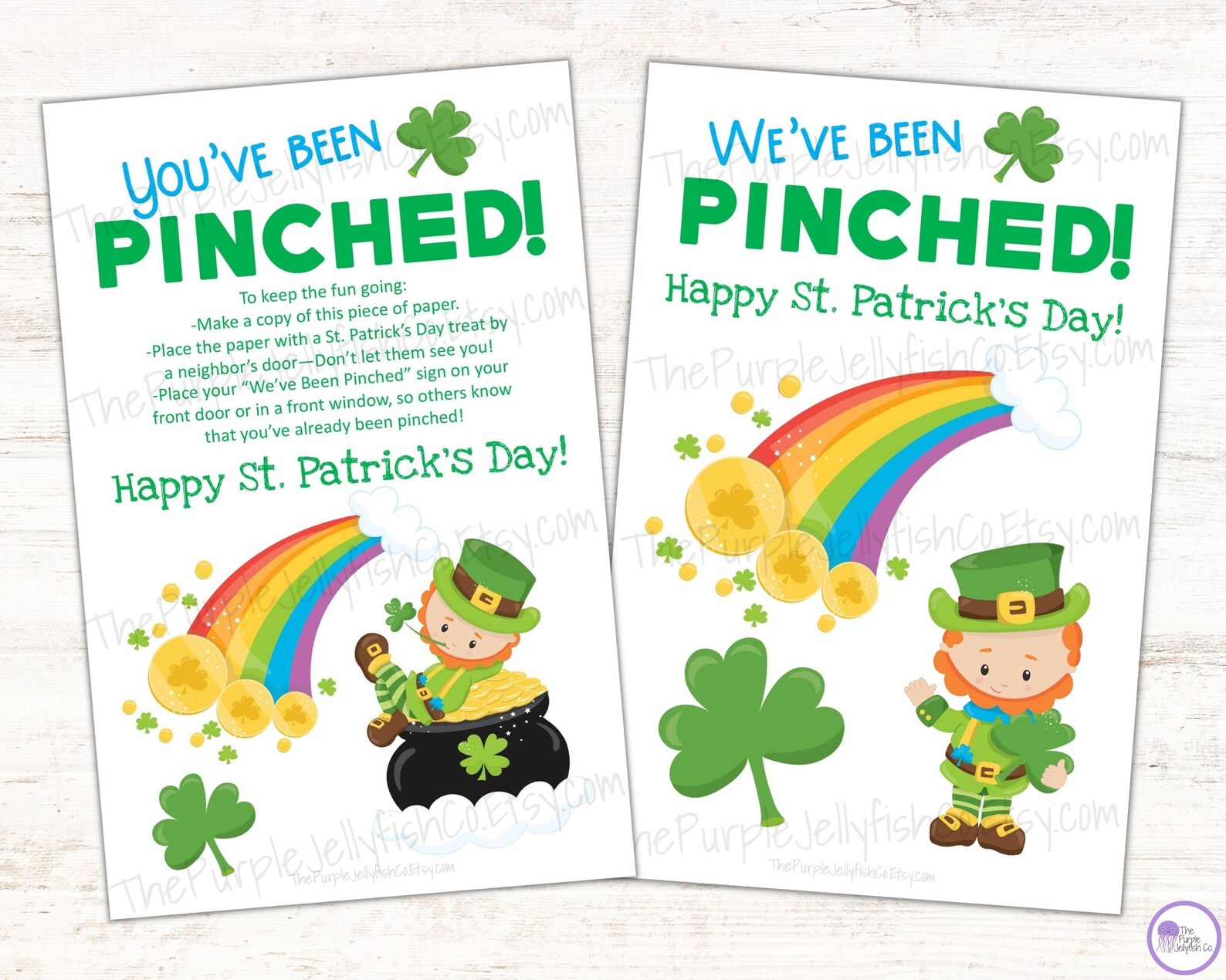 You've Been Pinched Printable St. Patrick's Day Game - Etsy
