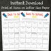 Back to School Icebreaker Bingo Game for Kids Printable, Beginning of ...