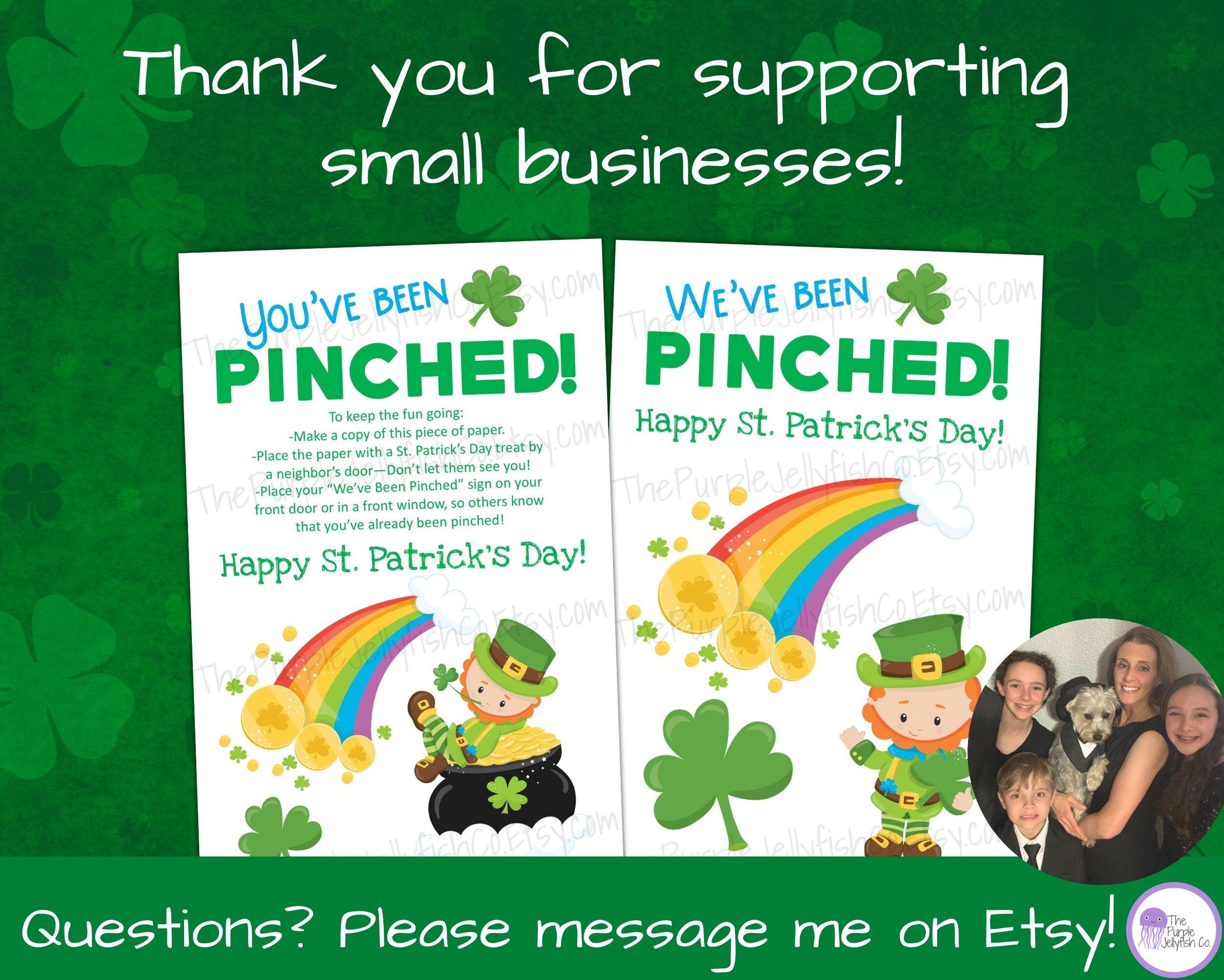 You've Been Pinched St. Patrick's Day Game for Kids Printable, St ...