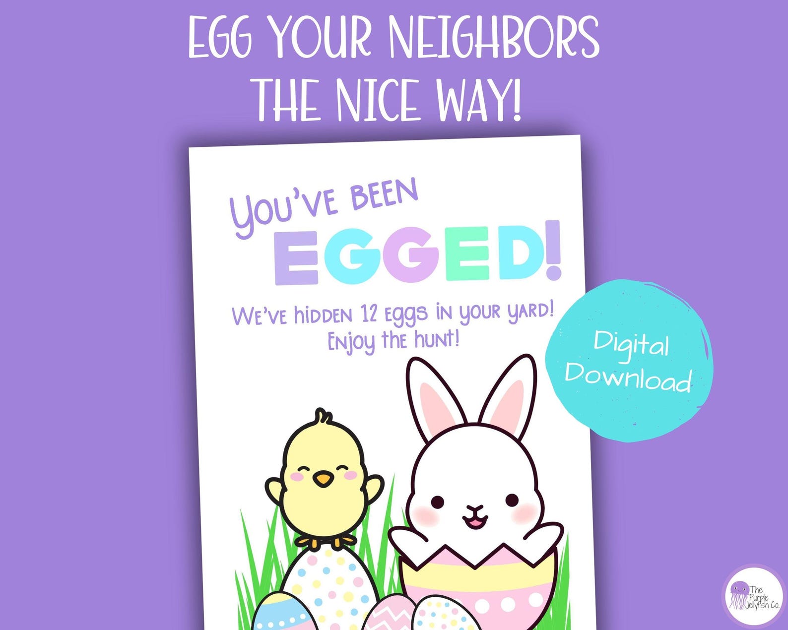 You've Been Egged Easter Activity for Kids Printable Easter Game ...