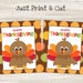 Thanksgiving Gift Tag Printable, Happy Thanksgiving Card, Thanksgiving ...