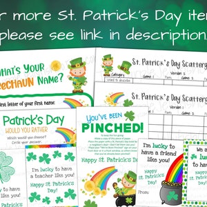 Lucky to Have You Teacher St. Patrick's Day Gift Tags Printable, St ...