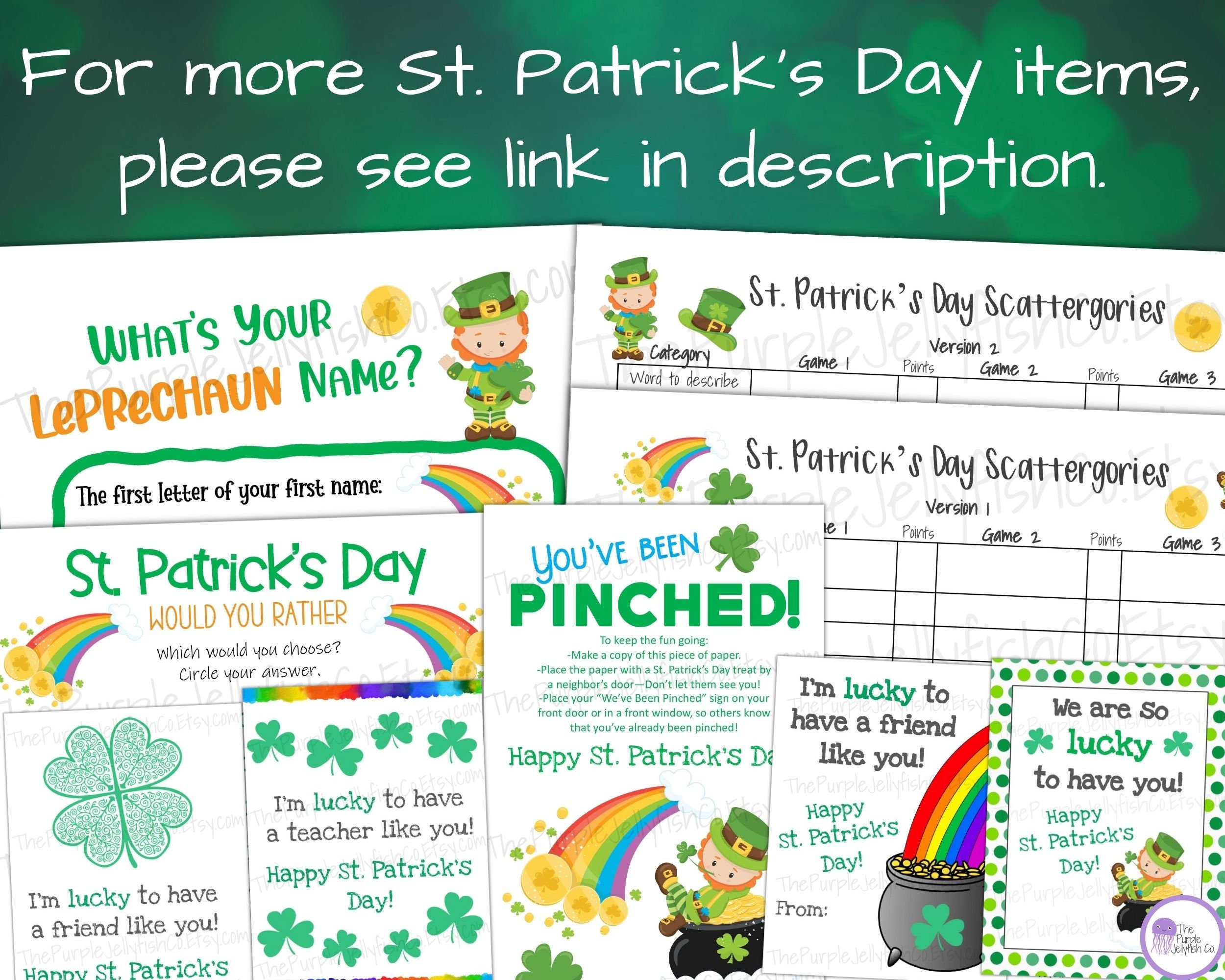 Lucky to Have You Teacher St. Patrick's Day Gift Tags Printable, St ...