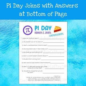 Pi Day Game Bundle, Pi Day Activities for Kids Printable, Pi Day Party ...