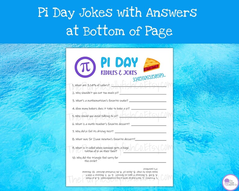 Pi Day Game Bundle, Pi Day Activities for Kids Printable, Pi Day Party ...