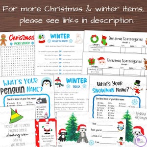Whats Your Reindeer Name Game, Christmas Reindeer Printable Activity ...