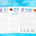 Pi Day Word Games Bundle, Printable Games for Kids, Word Game Printable ...