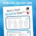 Snowman Name Game, Fun Winter Game for Kids, Printable Holiday Party ...