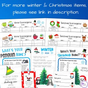 Winter Would You Rather Questions for Kids, This or That Christmas ...
