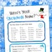 Snowman Name Game Fun Winter Game for Kids Printable Holiday | Etsy