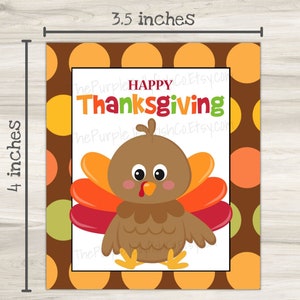 Thanksgiving Gift Tag Printable, Happy Thanksgiving Card, Thanksgiving ...