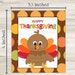 Thanksgiving Gift Tag Printable, Happy Thanksgiving Card, Thanksgiving ...