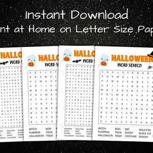 Halloween Word Search Games, Halloween Worksheets for Kids, Halloween ...