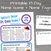 What's Your Pi Day Name Game Name Tags, Printable Pi Day Activity for Kids and Adults, Funny ...