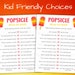 Popsicle Party Game Printable, Would You Rather Questions for Kids ...