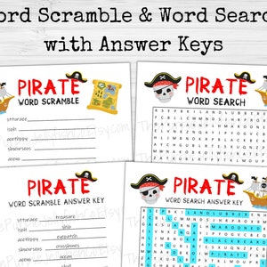 Pirate Games for Kids, Pirate Printables, Talk Like a Pirate Day ...