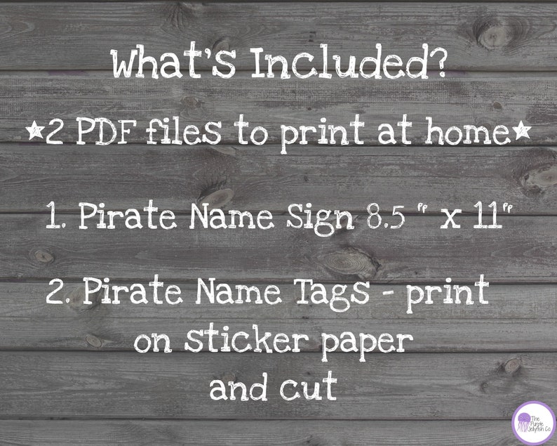 Whats Your Pirate Name Game, Talk Like a Pirate Day Idea, Pirate Party ...