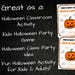 Who is Most Like a Jack-o-lantern, Printable Halloween Party Game for ...