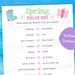Spring This or That Game, Would You Rather Game, Spring Activity for ...