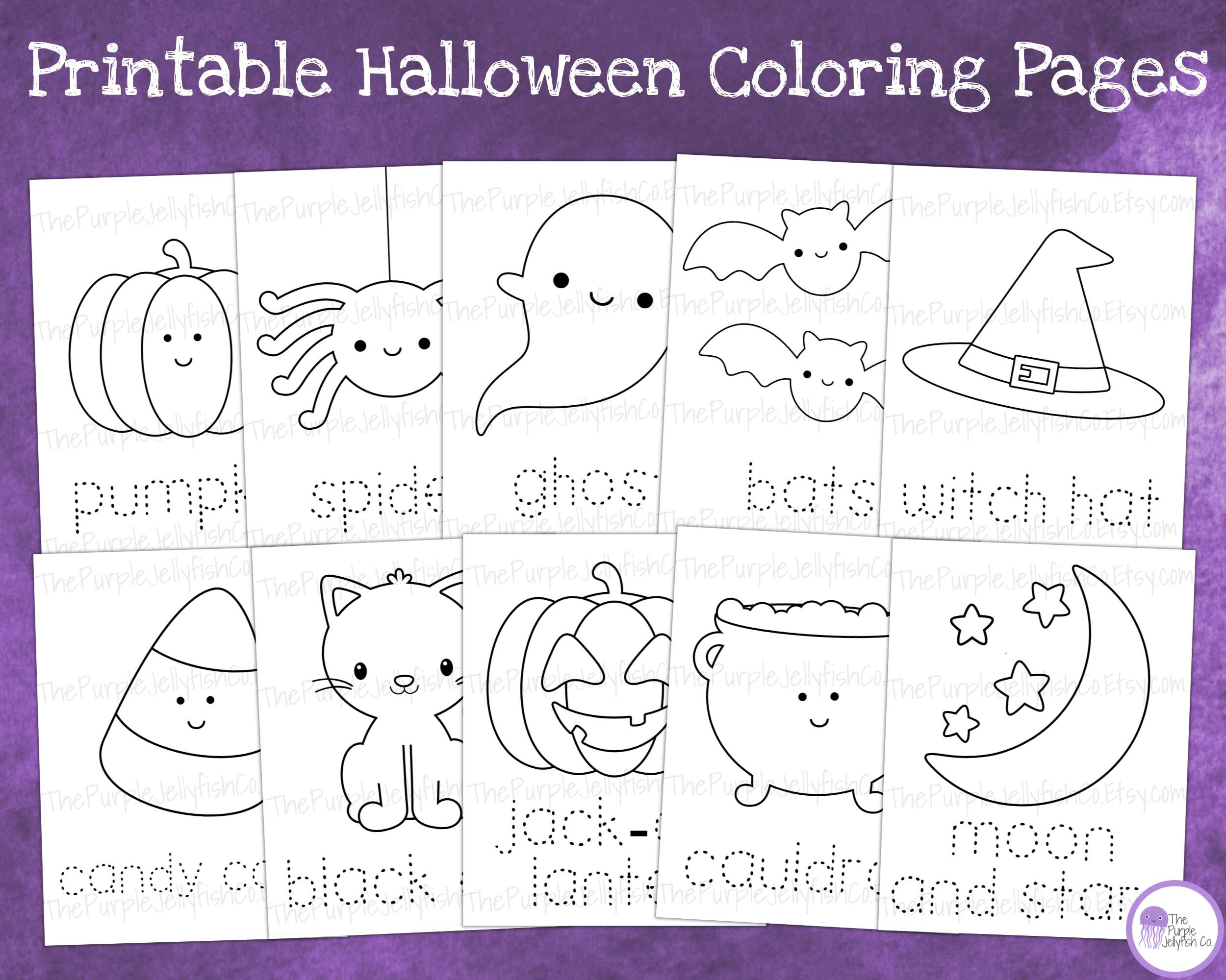 Halloween Coloring Pages for Kids, Coloring Pages Printable, Halloween ...