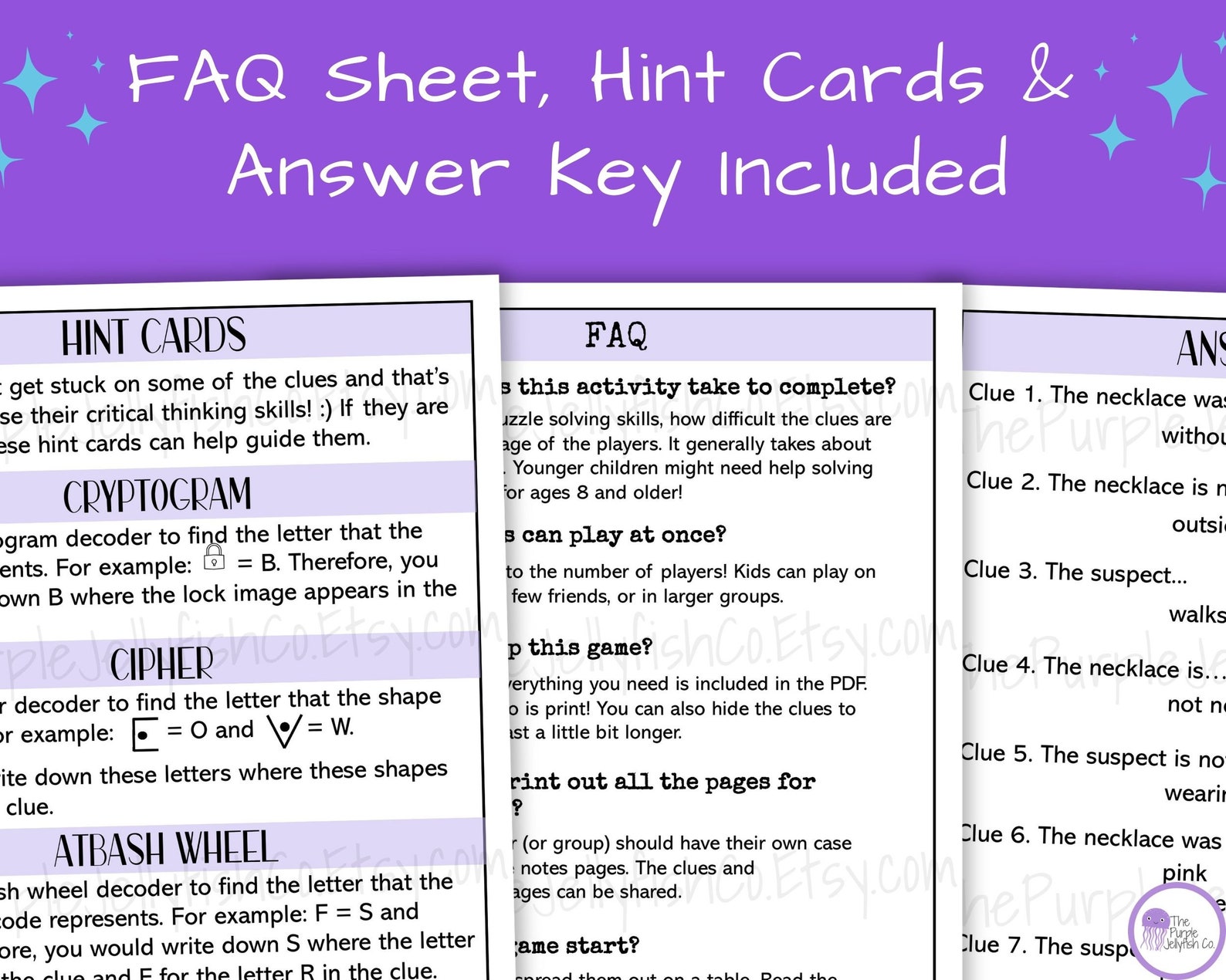 Mother's Day Mystery Game Printable for Kids, Escape Room Game for ...