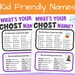 What's Your Ghost Name Game Printable Halloween Name Sign - Etsy