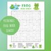 Frog Word Search Printable, Frog Activity for Kids, Word Game, Spring ...